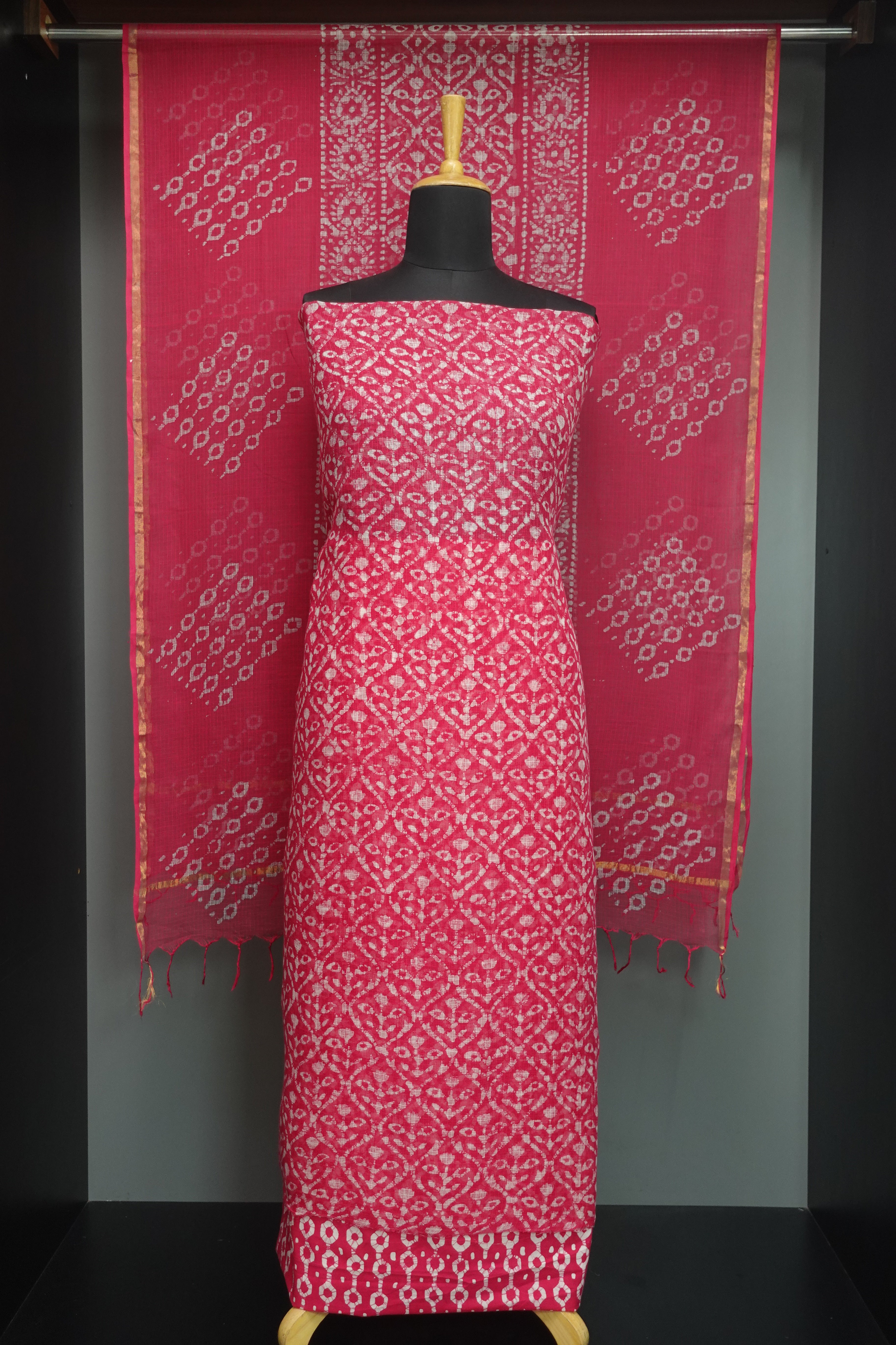 Batik Printed Kota Salwar Set | JKL260 – Aham Designer Boutique