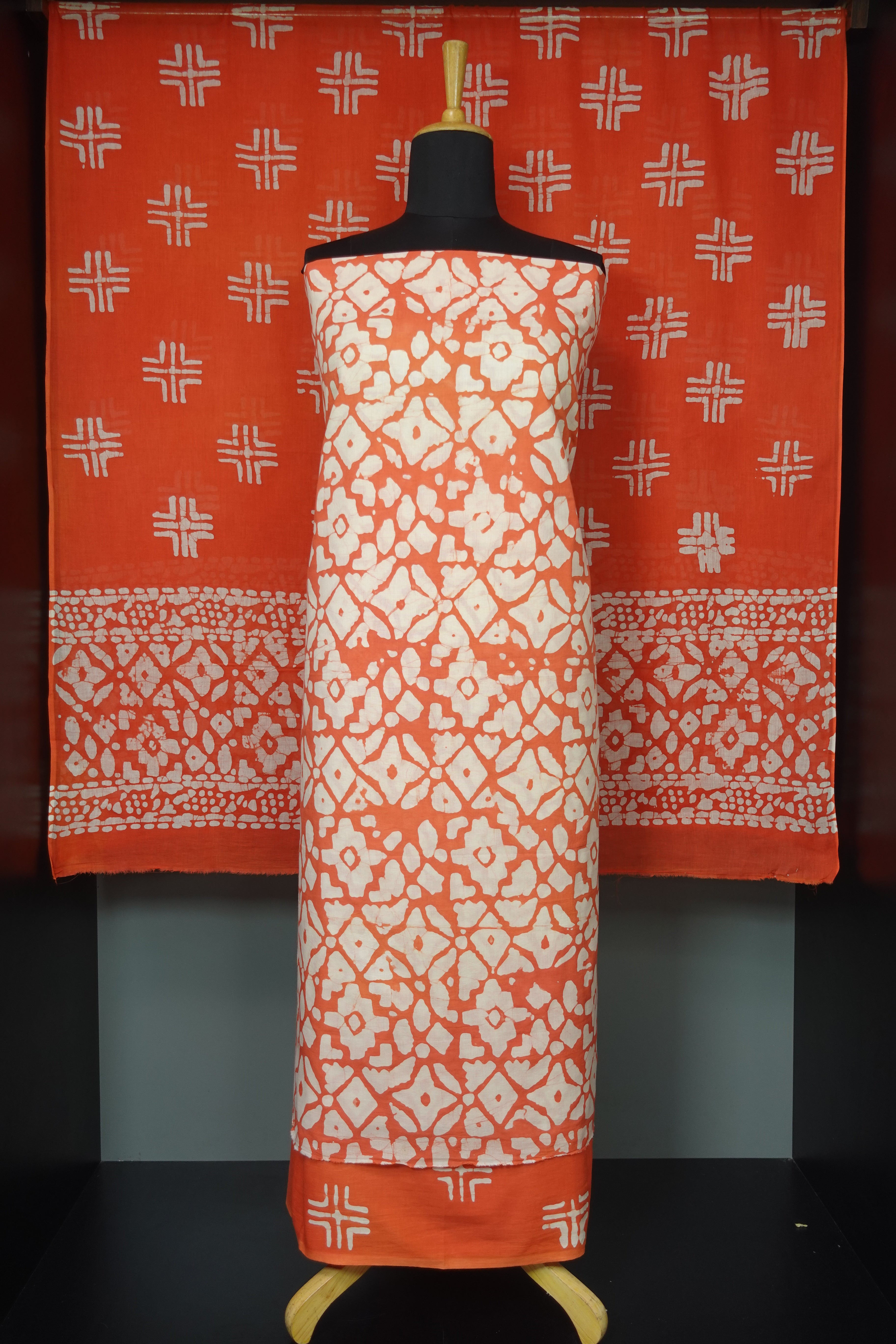 Batik Printed Cotton Salwar Set | JKL405 – Aham Designer Boutique