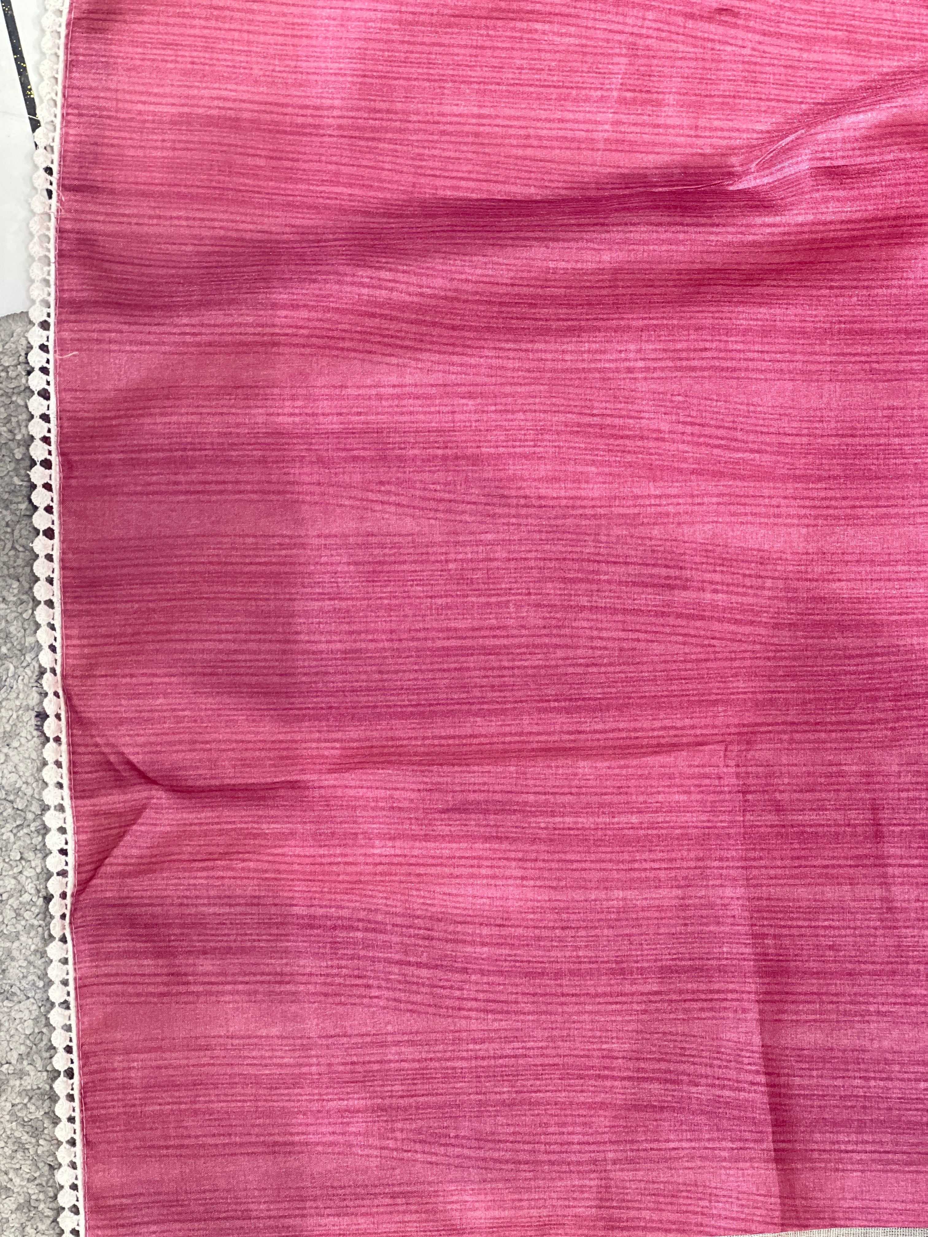 Floral Applique Work Detailed Tissue Linen Saree | KSD300 – Aham ...