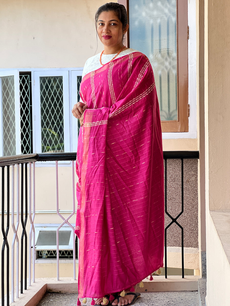 Kesiya Weaved Semi Tussar Saree | SK427